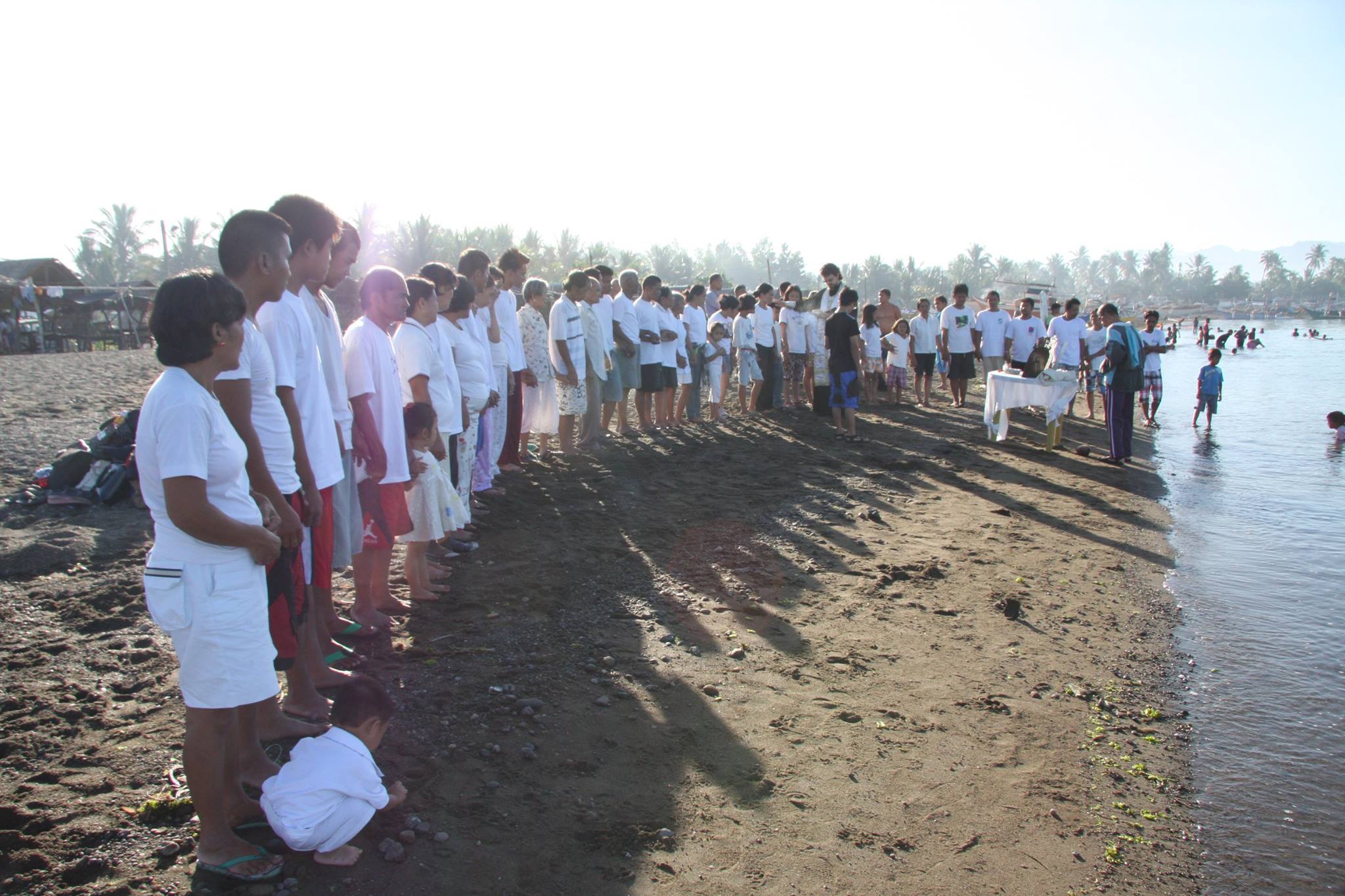 Mass Baptism of Catechumens in the Philippines