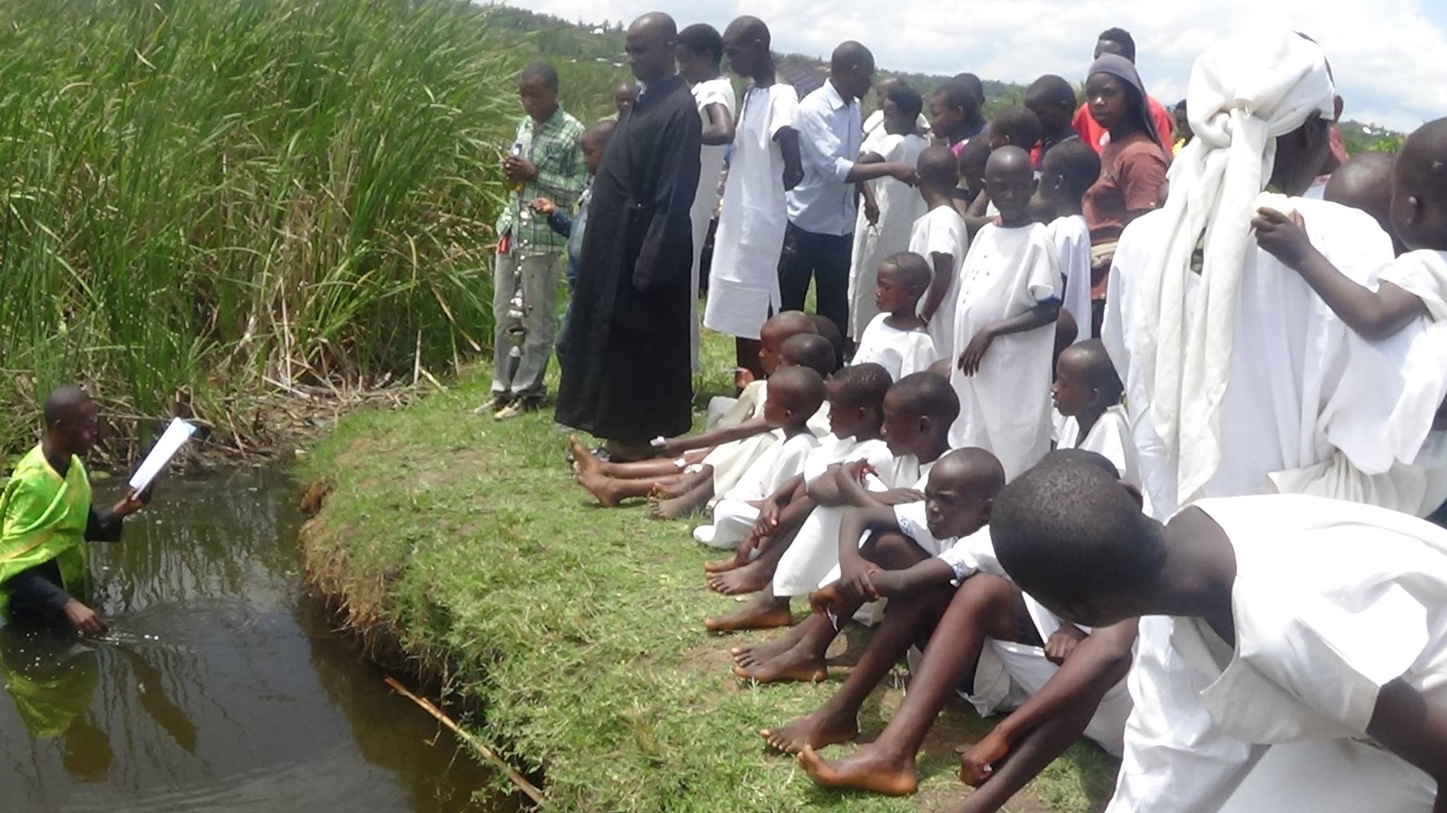 Mass Baptism in Rwanda