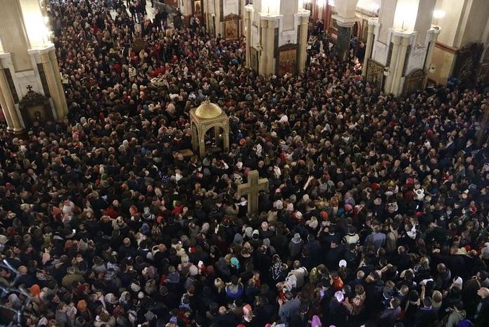 Another 1,000 Children Baptized by Patriarch Ilia of Georgia